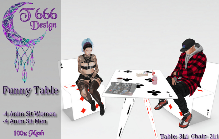 Second Life Marketplace - - Funny Table